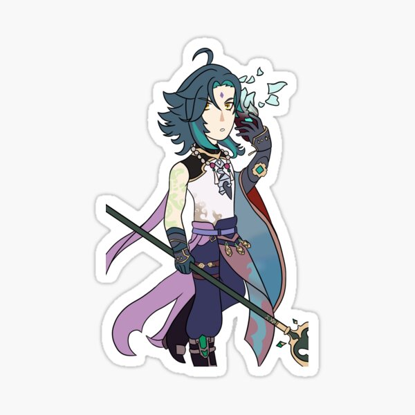 "Xiao" Sticker by MewMewKitten | Redbubble