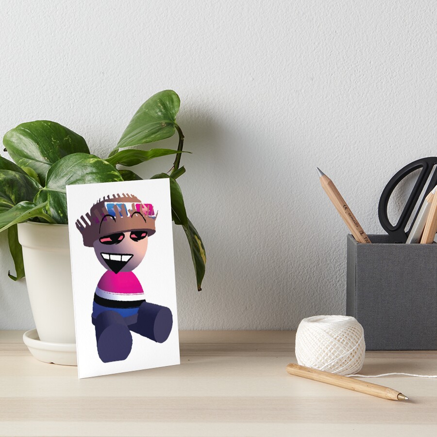 "Banjex fnf" Art Board Print by spamton-funny | Redbubble