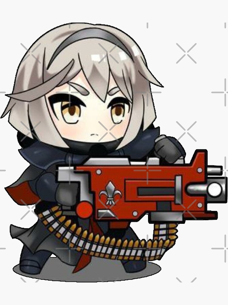Pegatina «Chibi Hermana Sororitas» de space-beluga | Redbubble