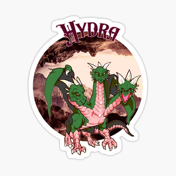 "Hydra" Sticker by ramkiki | Redbubble