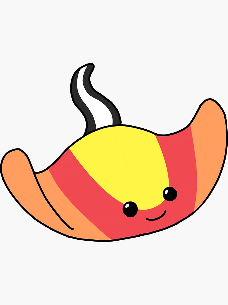 "Litho/Akoi Manta Ray" Sticker by WeirdQueer | Redbubble