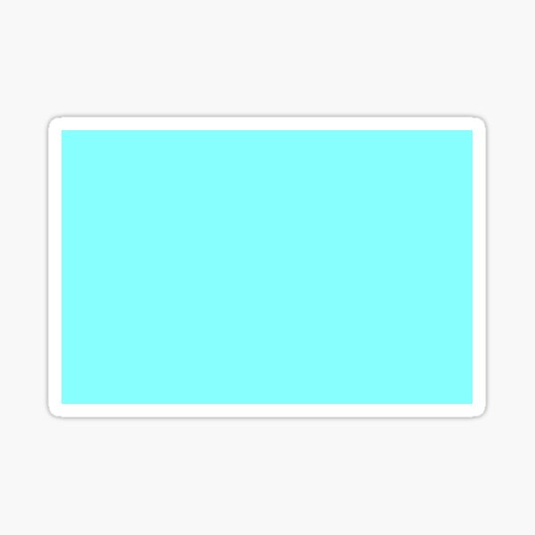 Pegatina «Celeste Blue Color sólido Tonos populares Colección de tonos ...