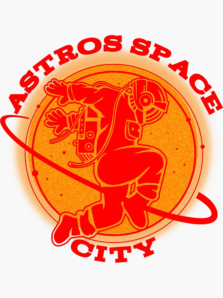 "Astros space city Astros space city" Sticker by NatureWorldArt | Redbubble