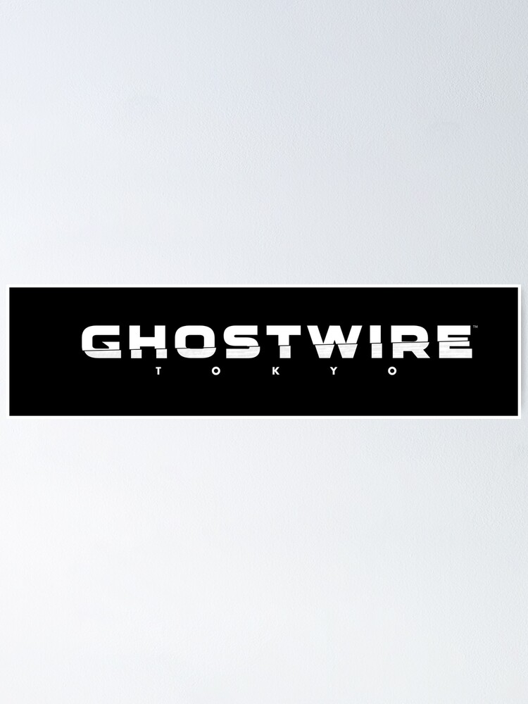 Poster « Logo Ghostwire Tokyo v2 », par JCBA | Redbubble