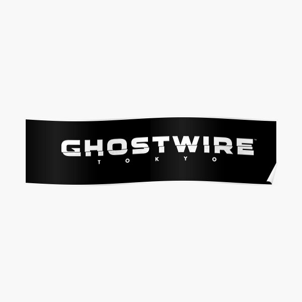 Poster « Logo Ghostwire Tokyo v2 », par JCBA | Redbubble