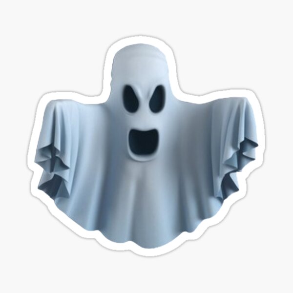 "Funny ghost 3d" Sticker by KROKOTON | Redbubble