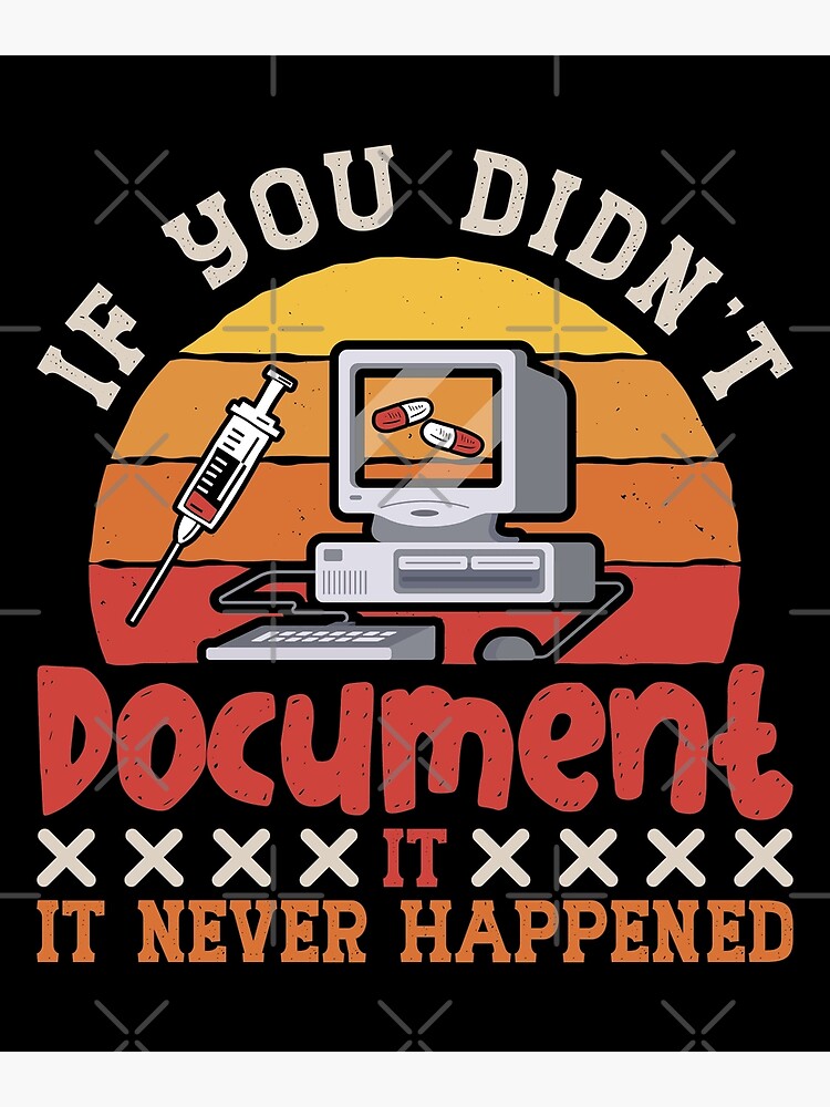 Medical Coder If You Didnt Document Icd Coding Poster By Tshirtconcepts Redbubble