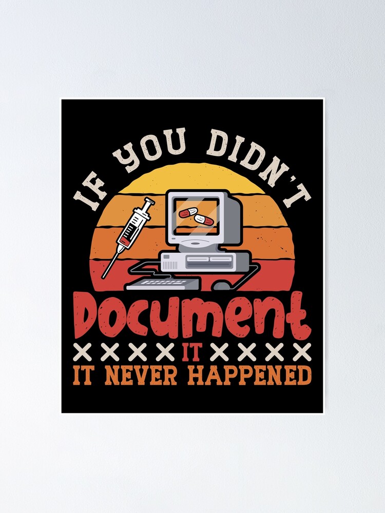 Medical Coder If You Didnt Document Icd Coding Poster By Tshirtconcepts Redbubble 3192