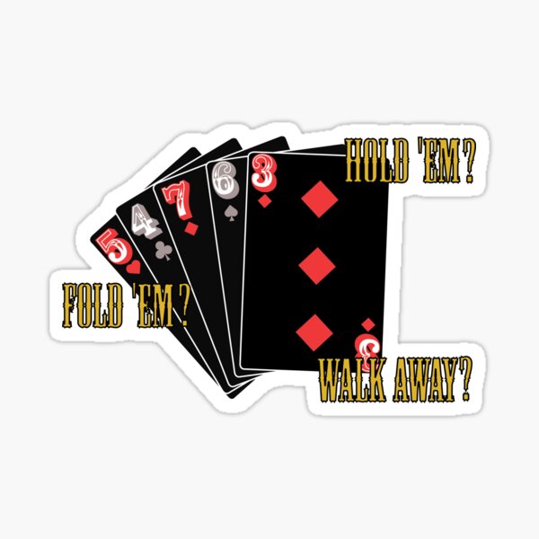 "Advise From A Gambler" Sticker by JLouxDesigns | Redbubble