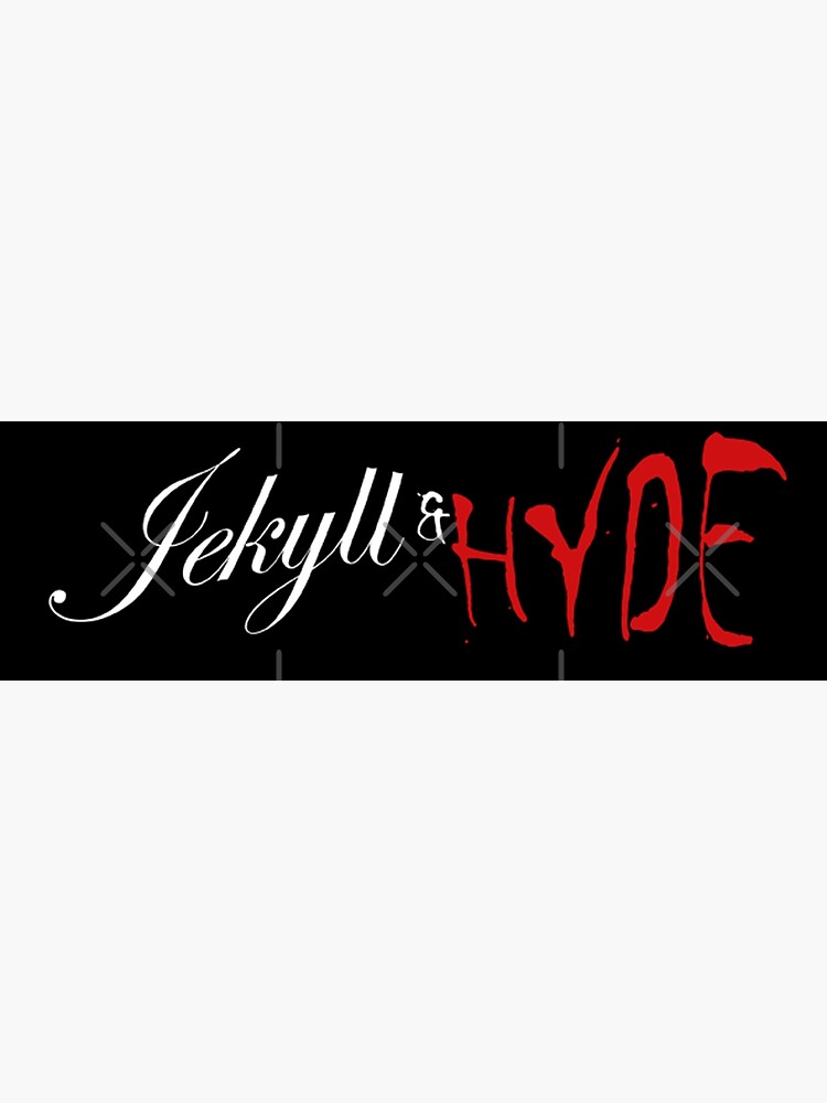 "Jekyll & Hyde musical logo" Poster for Sale by Leyzel | Redbubble
