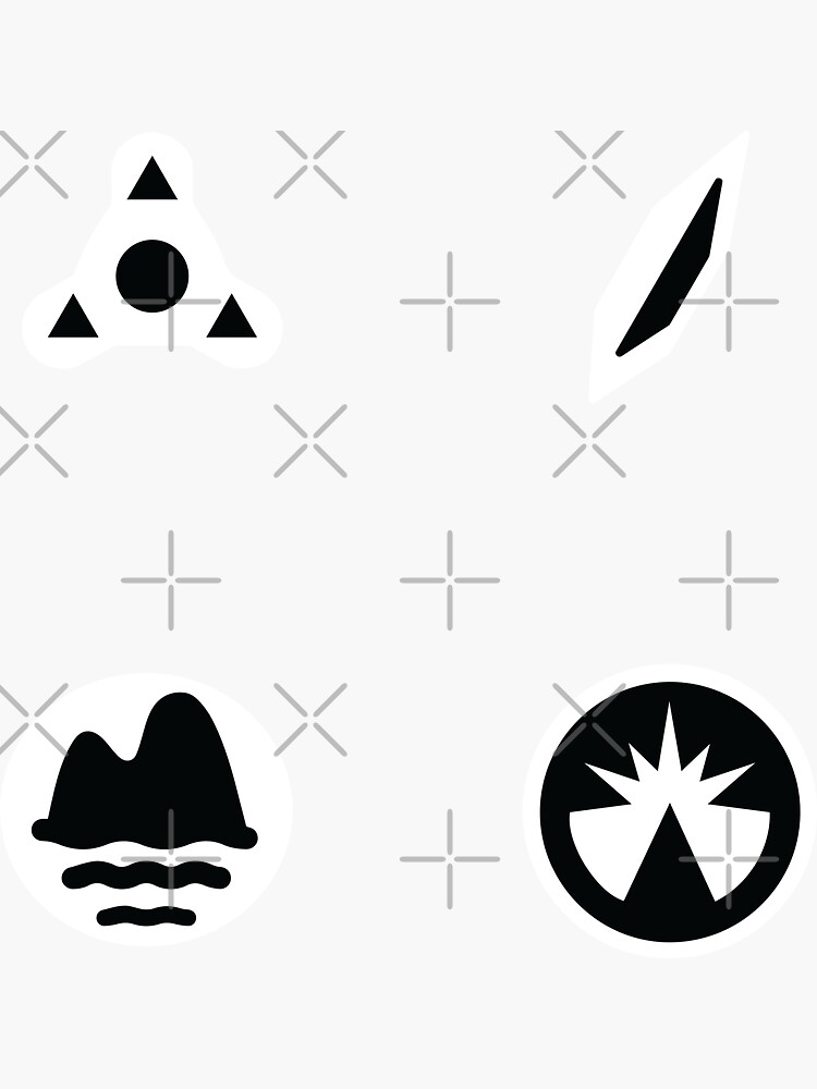 "EX Series Set Symbols 3" Sticker by Biochao | Redbubble