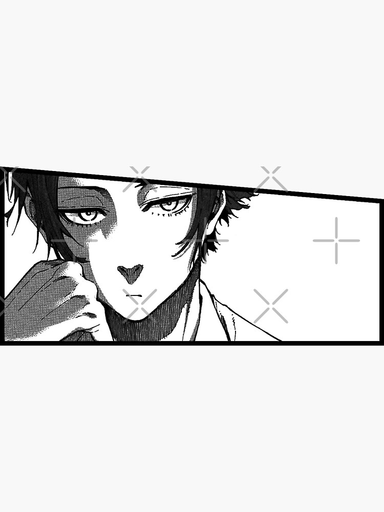 "[ BLUE LOCK ] Itoshi Sae manga cap" Sticker by daybrighter | Redbubble