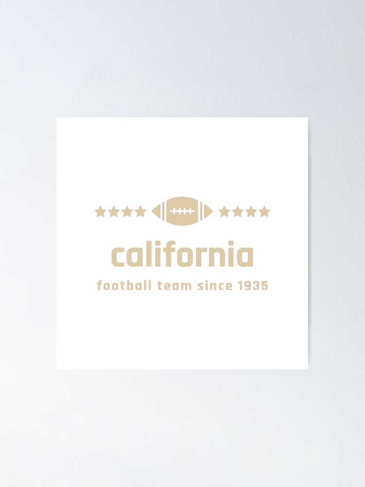"california football team" Poster by etoh35 | Redbubble