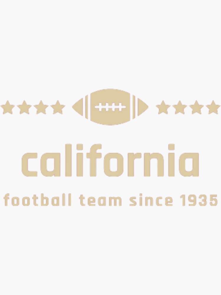 "california football team" Sticker for Sale by etoh35 | Redbubble