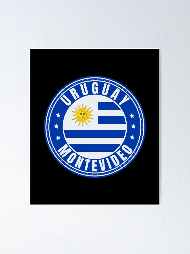 "Montevideo Uruguay Flag " Poster for Sale by worldpopulation | Redbubble