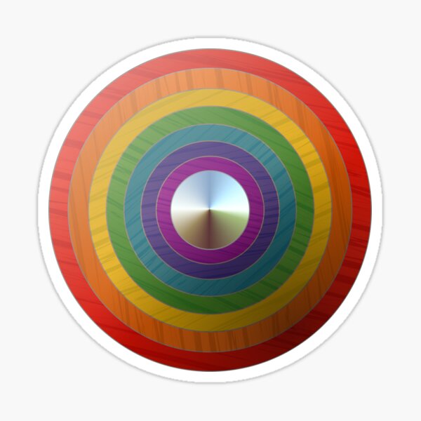 "Rainbow Shield" Sticker for Sale by Delta12Designs | Redbubble