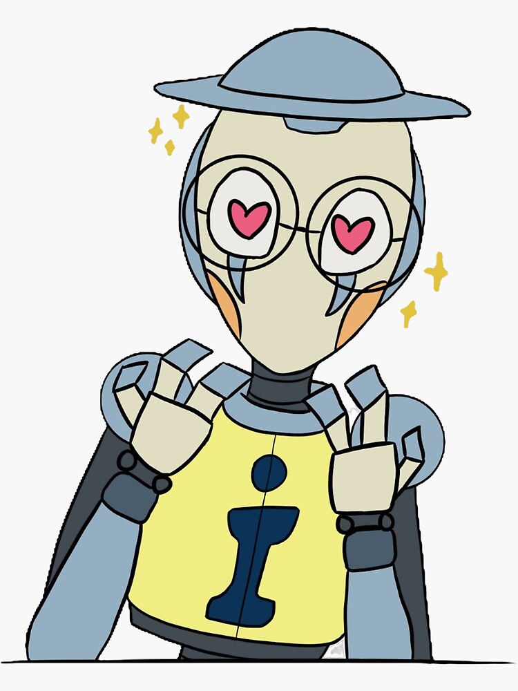 "Kawaii Mapbot" Sticker by Snapple7143 | Redbubble