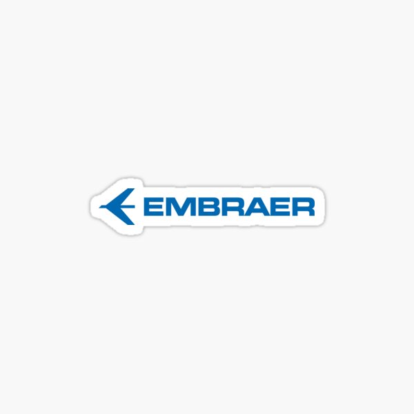 "Embraer logo" Sticker by peteroldfield | Redbubble