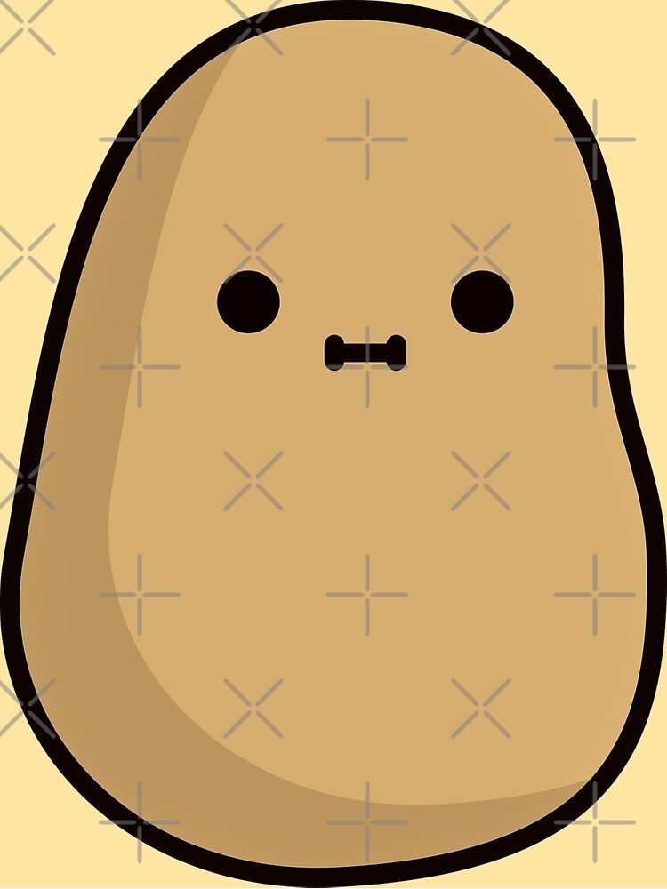 "Cute Potato with a Face" Poster for Sale by TheEndlessStore | Redbubble