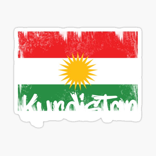 "Kurdistan flag" Sticker by DesignDS | Redbubble