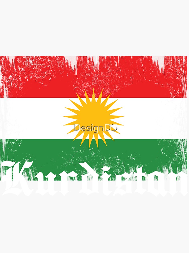 "Kurdistan flag" Sticker for Sale by DesignDS | Redbubble