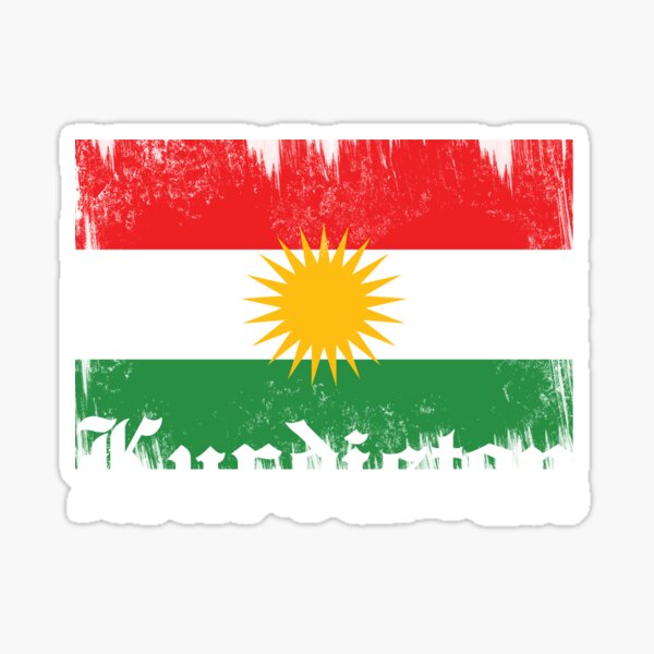 "Kurdistan flag" Sticker for Sale by DesignDS | Redbubble
