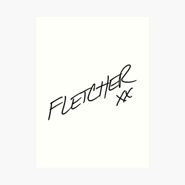 "Fletcher Merch Fletcher Black Logo" Art Print for Sale by ElbaSoft ...
