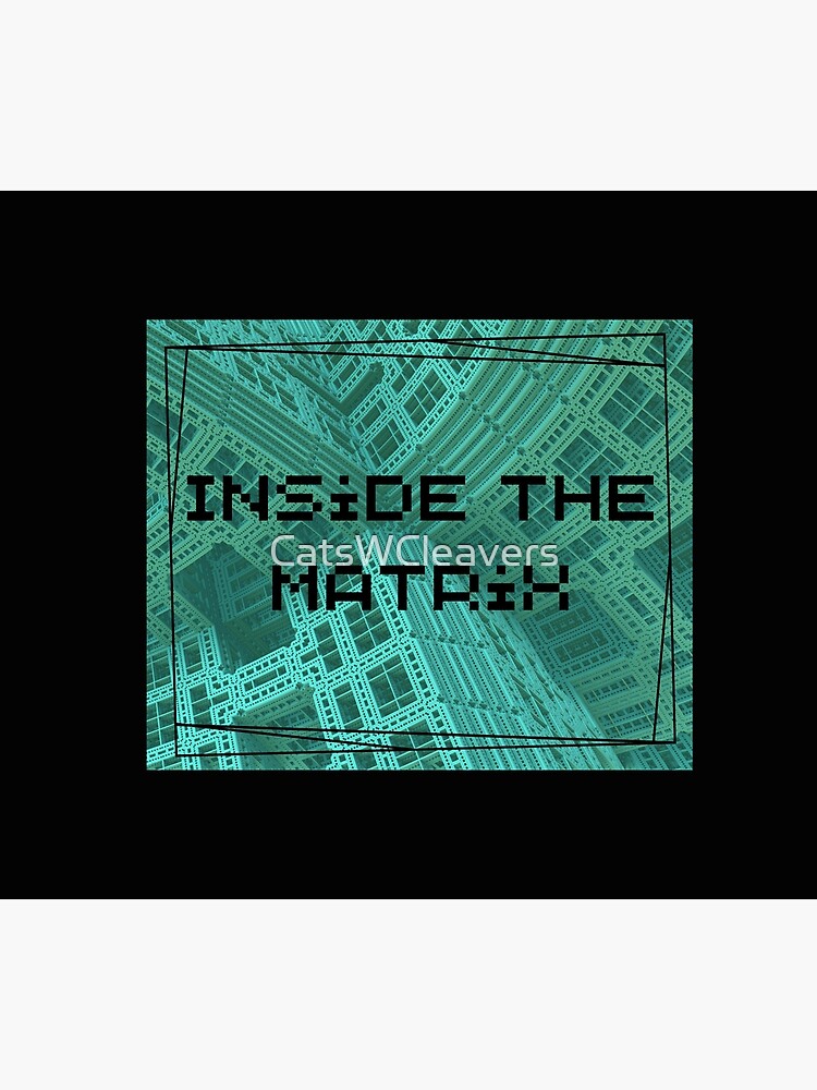 "Inside the Matrix" Poster for Sale by CatsWCleavers | Redbubble
