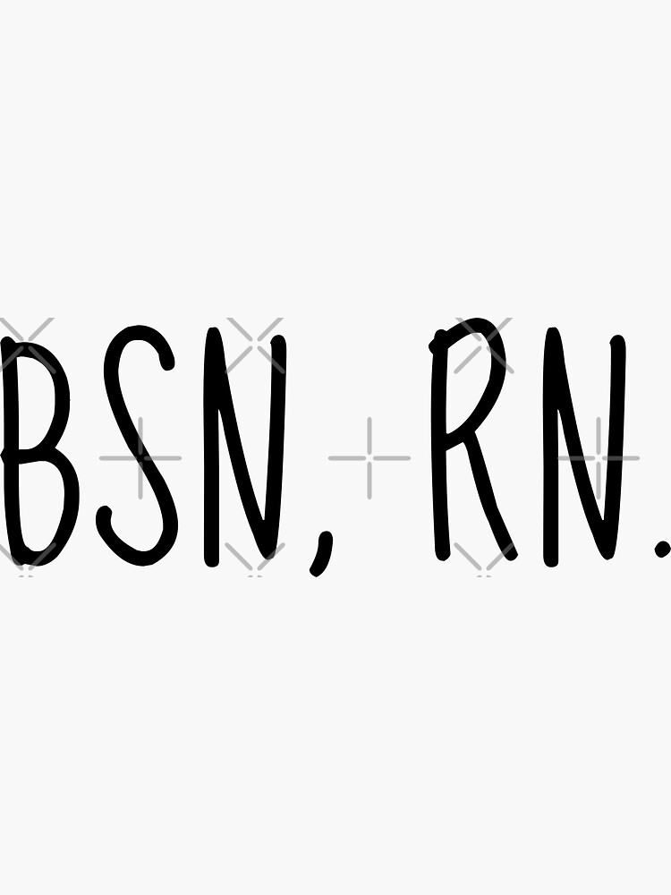 "BSN, RN Nurse Practitioner Medical " Sticker by stickersxmuskan ...
