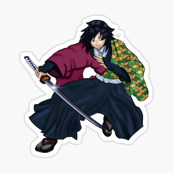 "Prototype Tomioka" Sticker for Sale by redsheartarts | Redbubble