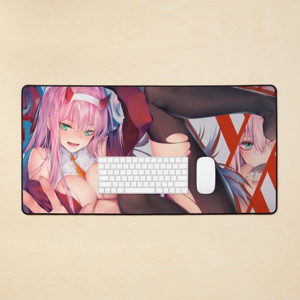 Waifu Zero Two Darling In The Franxx Ecchi Mouse Pad For Sale By Hidoyatarg Redbubble