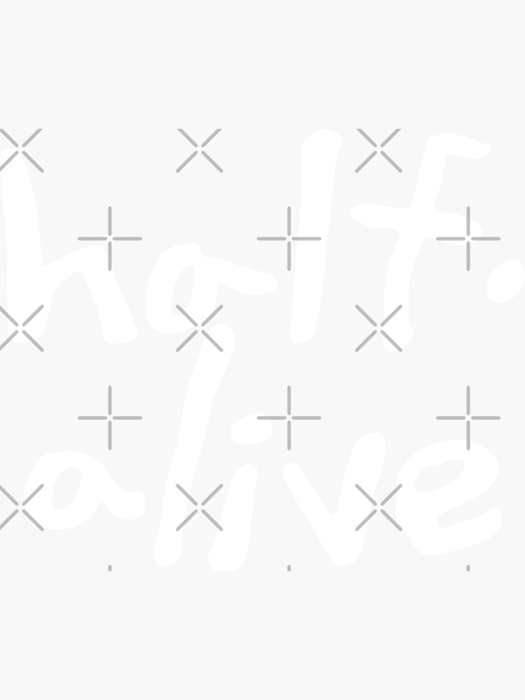 "Half Alive Merch Alive White Logo" Sticker by ElbaSoft | Redbubble