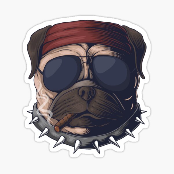 "PIC OF GANG DOG FOR DOG'S LOVERS" Sticker by Royal-Azshop | Redbubble