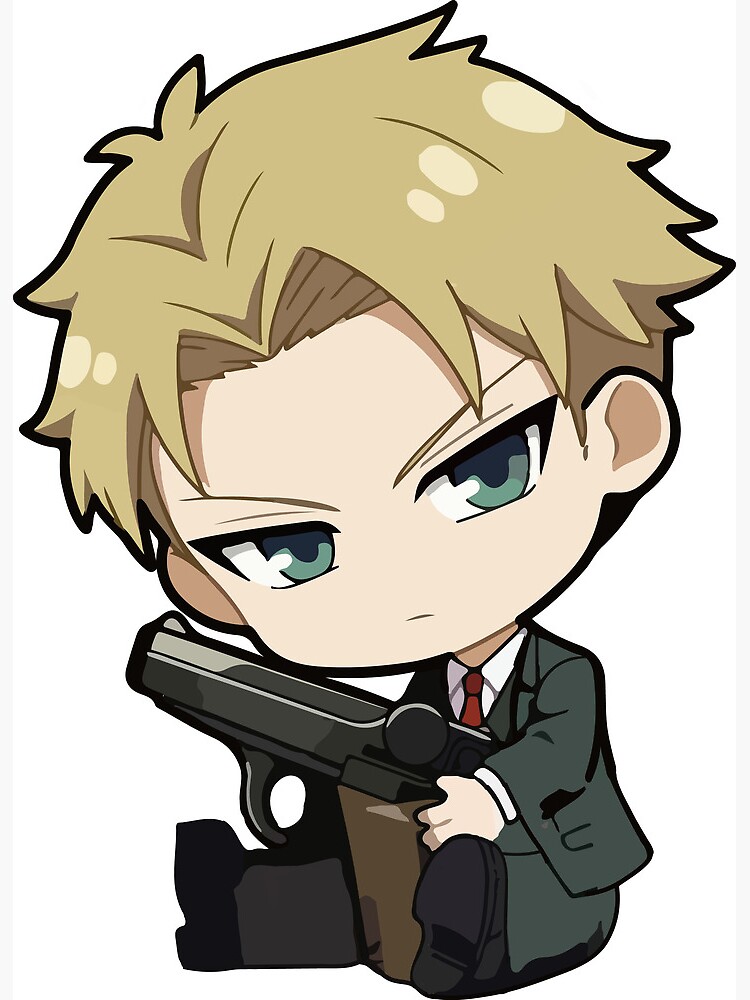 Lámina fotográfica «Chibi espía x familia espía loid falsificador ...