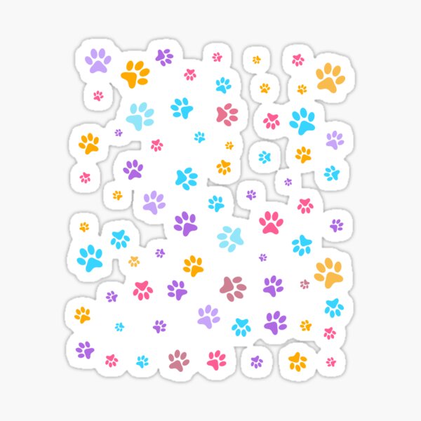 "Feet of Dog Paw, For children and adults" Sticker by El-kournafi ...