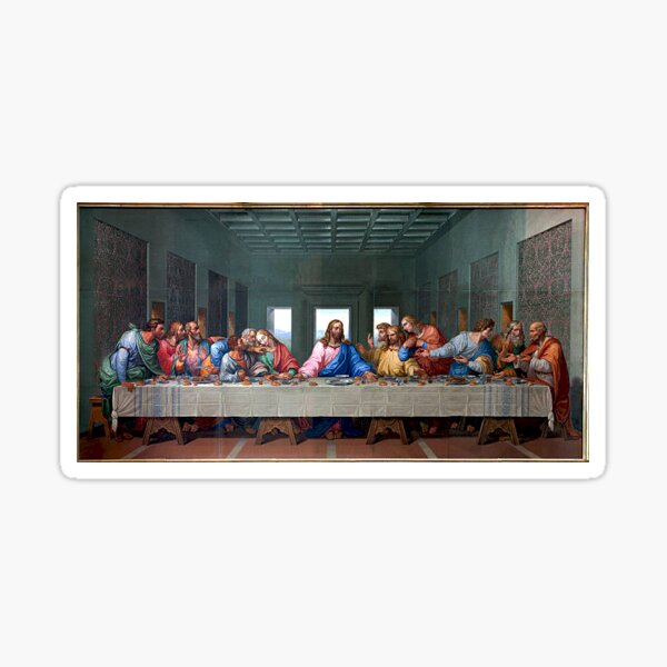 "holy supper" Sticker by Rosmelintb | Redbubble
