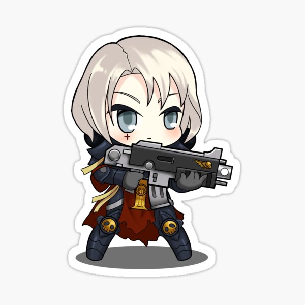 Pegatina «Chibi Hermana Sororitas 2» de space-beluga | Redbubble