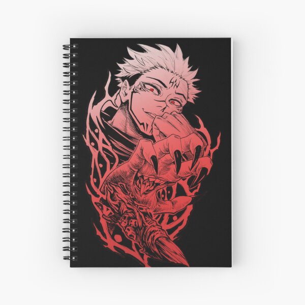" jujutsu kaisen Sukuna, jujutsu kaisen" Spiral Notebook for Sale by ...