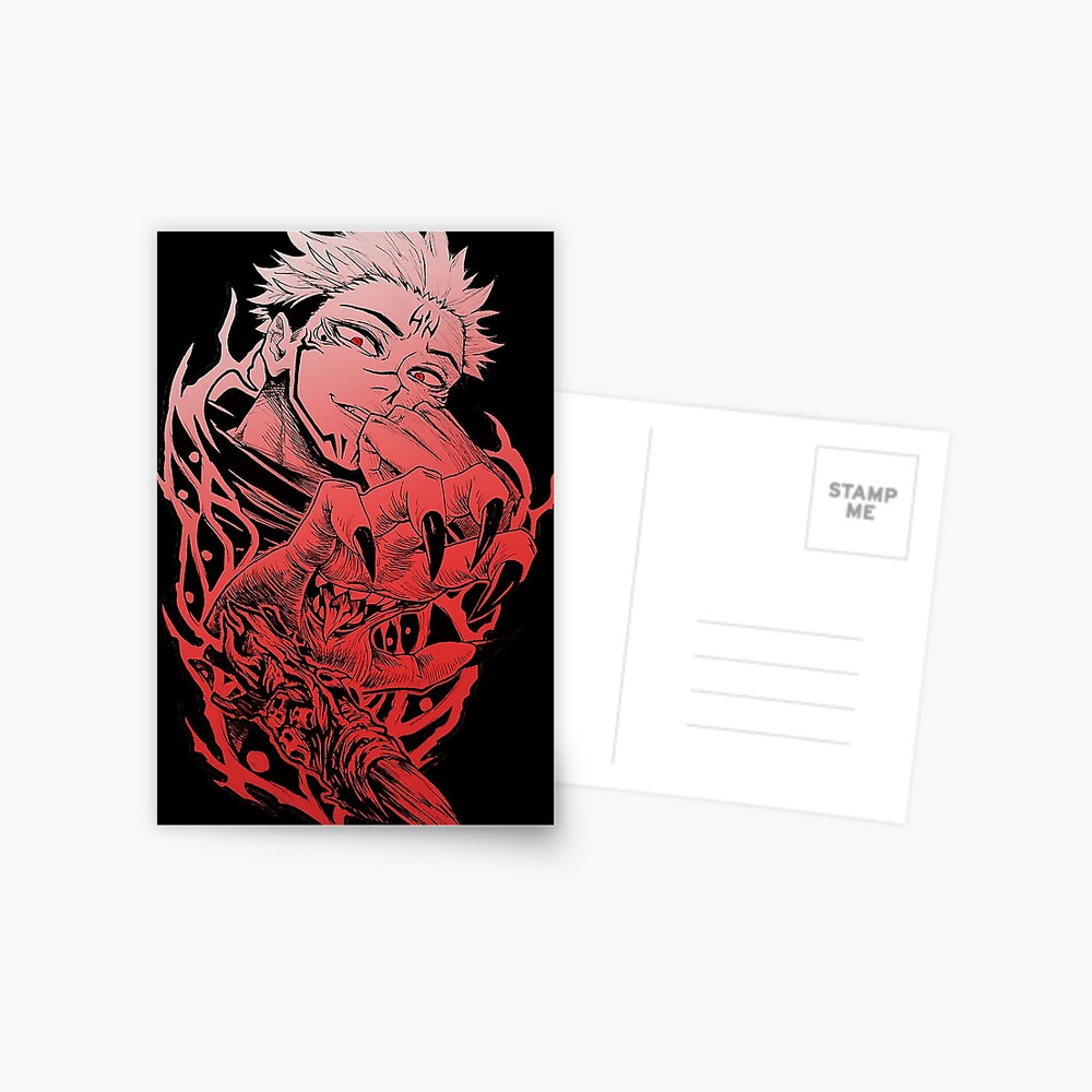 " jujutsu kaisen Sukuna, jujutsu kaisen" Postcard for Sale by Ricon ...