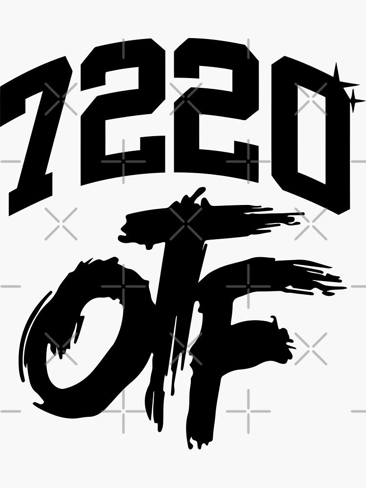 "7220 Merch OTF" Sticker by MorinoMiya | Redbubble