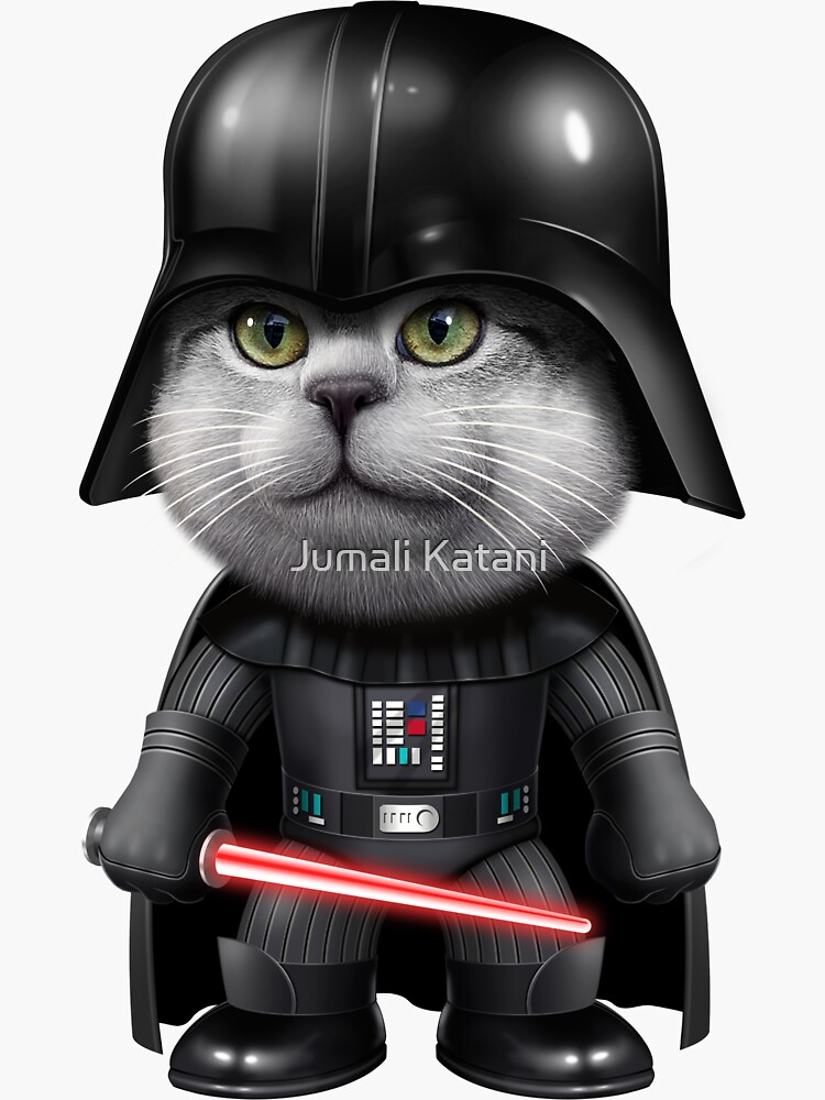 "CAT WARS 2017" Sticker for Sale by MEDIACORPSE | Redbubble