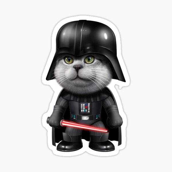 "CAT WARS 2017" Sticker for Sale by MEDIACORPSE | Redbubble