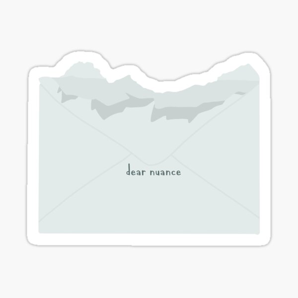 "Nuance - Alec Benjamin" Sticker for Sale by sawyerleighc | Redbubble