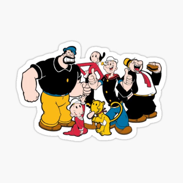 " Popeye" Sticker by momyshop | Redbubble
