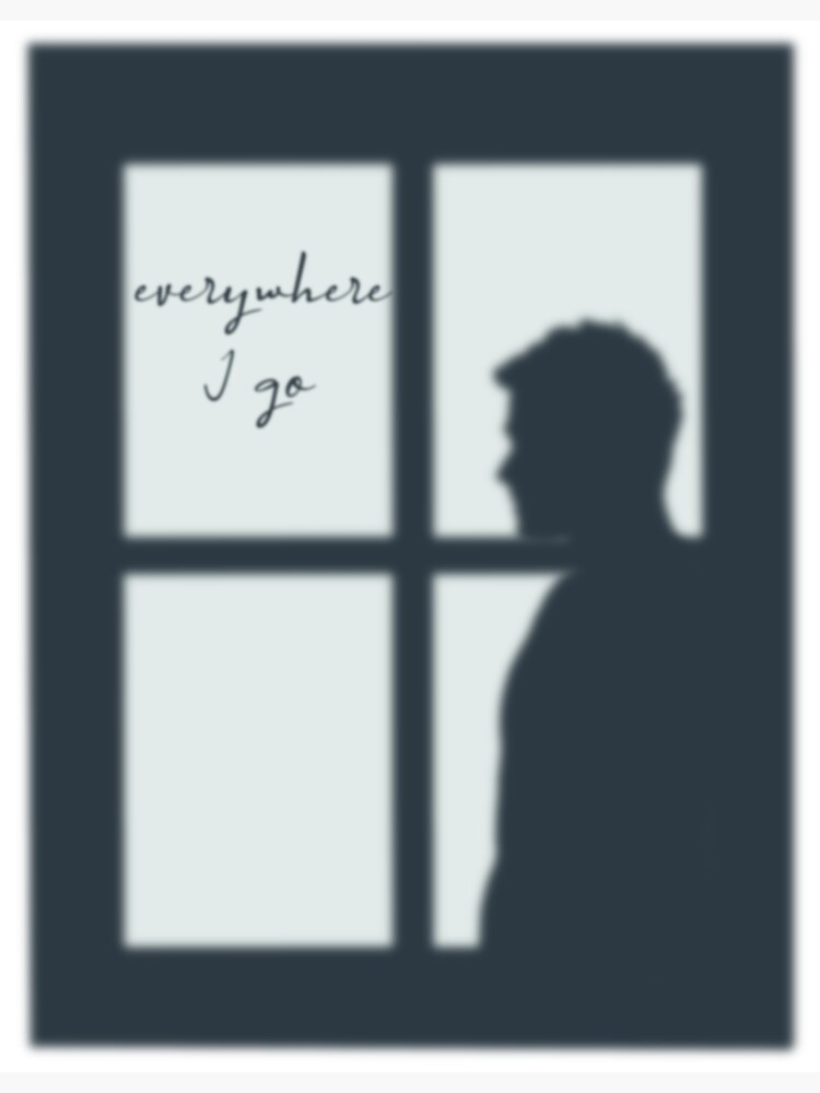 "Shadow of Mine - Alec Benjamin" Sticker by sawyerleighc | Redbubble