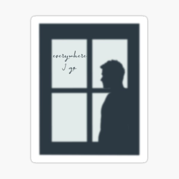 "Shadow of Mine - Alec Benjamin" Sticker by sawyerleighc | Redbubble
