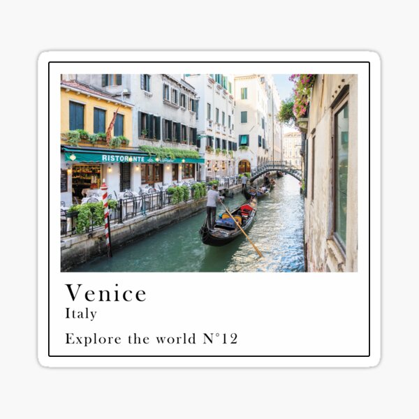 "venice sticker" Sticker by raniaa-dhm | Redbubble