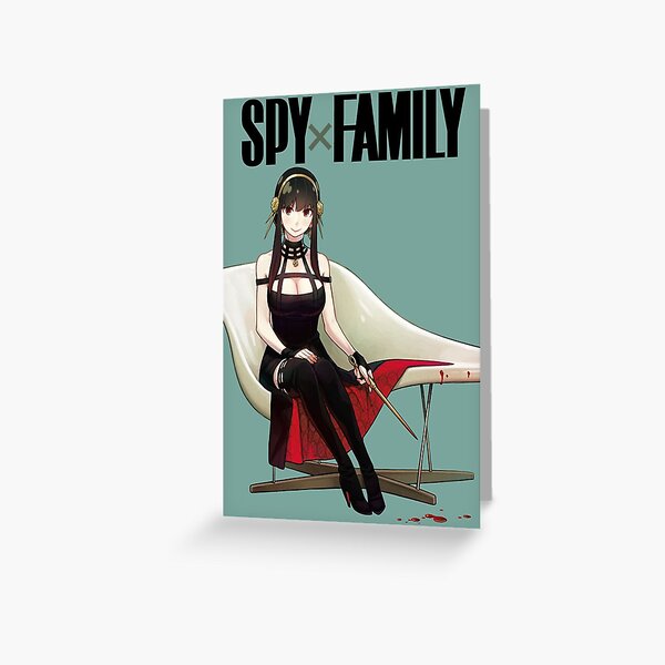 "Spy x family yor forger poster" Greeting Card by TrashCanFanDom ...