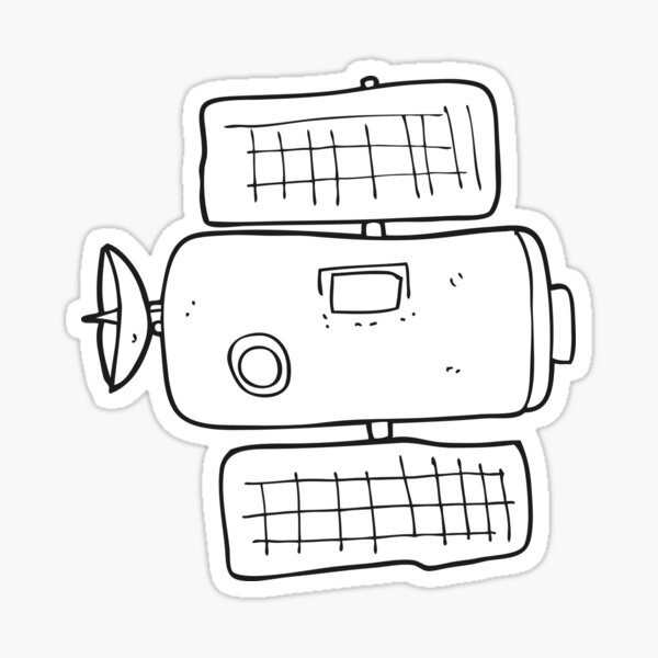 "Reception spacecraft" Sticker by anas-hb | Redbubble