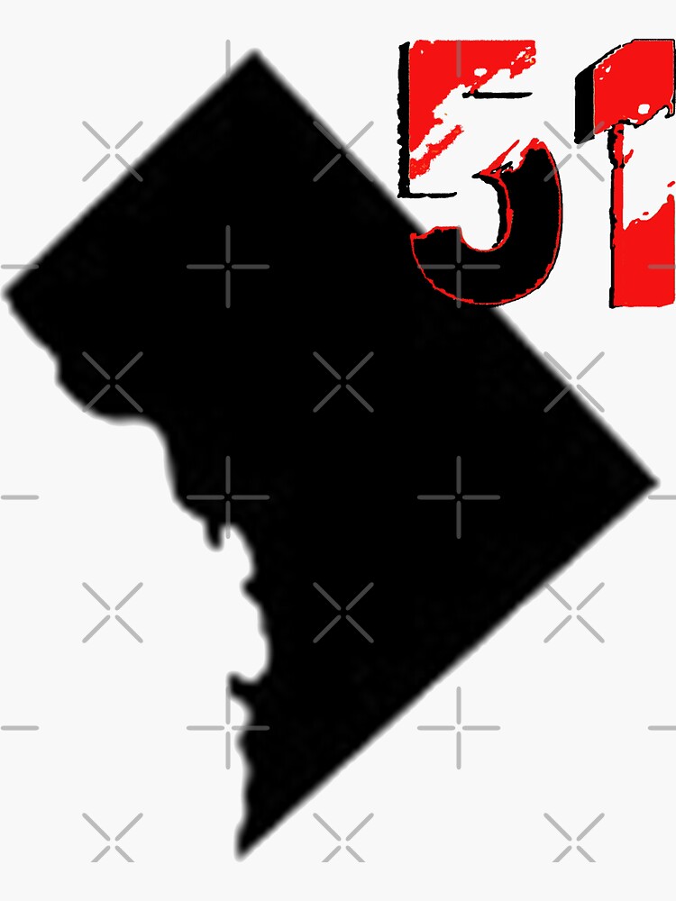 "51st state" Sticker by dngr shop | Redbubble